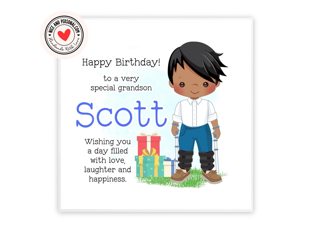 Leg Surgery Greeting Card, Leg Brace, Mobility Aids, Knee Surgery ...