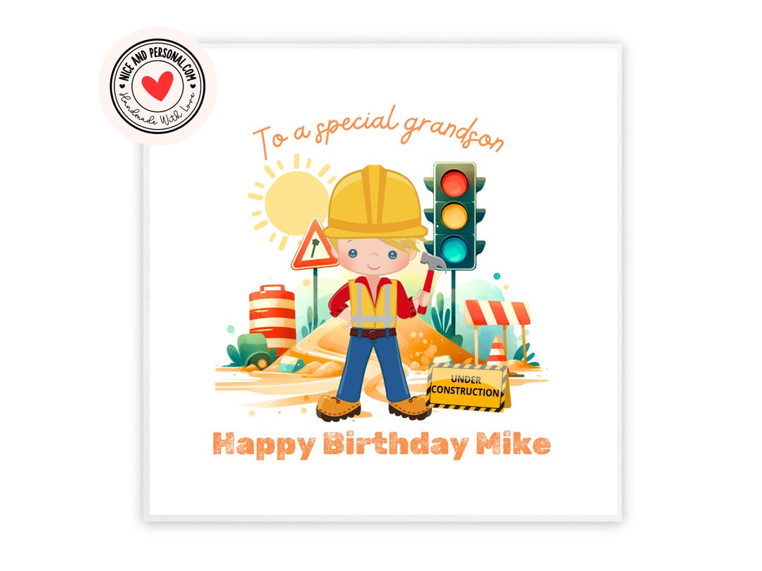 Builder Card, Construction Card | Congratulations, Good Luck, Well Done ...