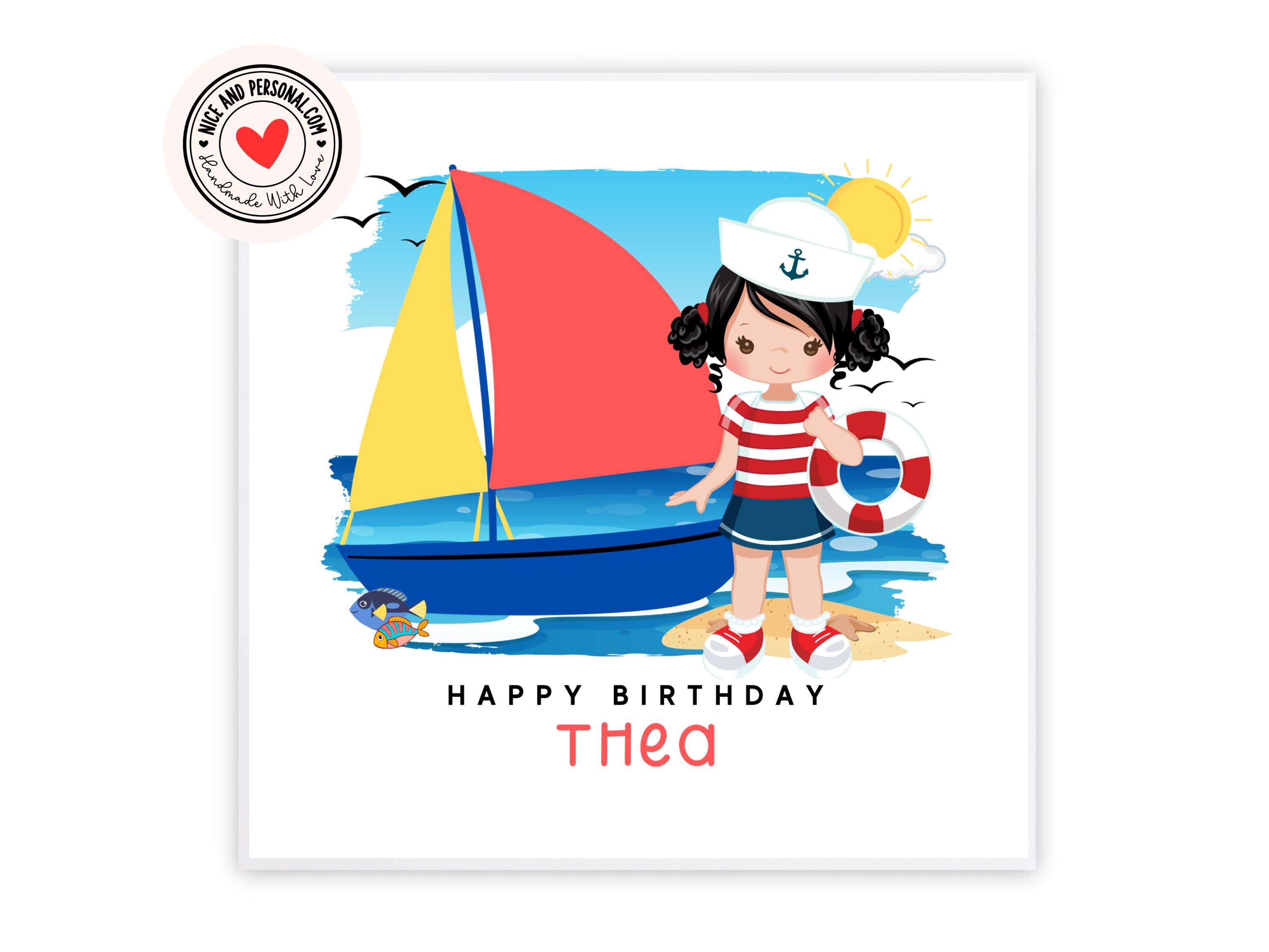 Sailor Birthday Card | Congratulations, Good Luck, Well Done, Happy ...
