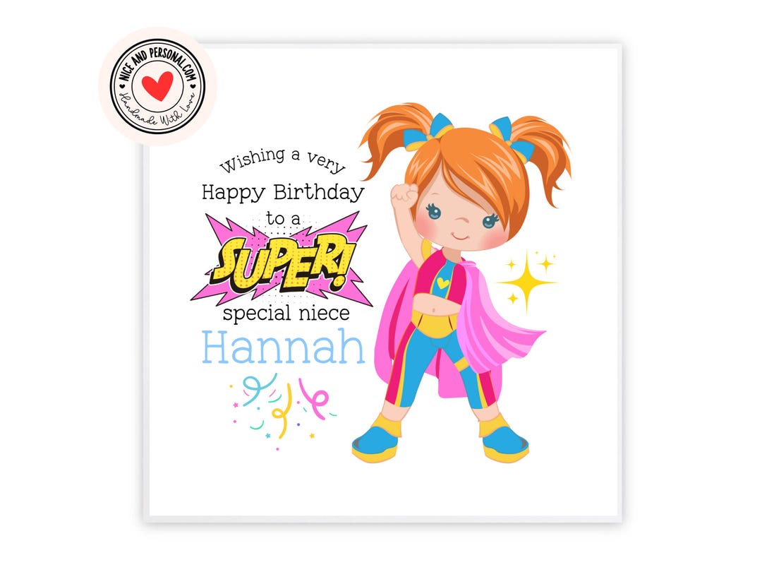 Super Girl Card, Superhero Card | Congratulations, Good Luck, Well Done ...