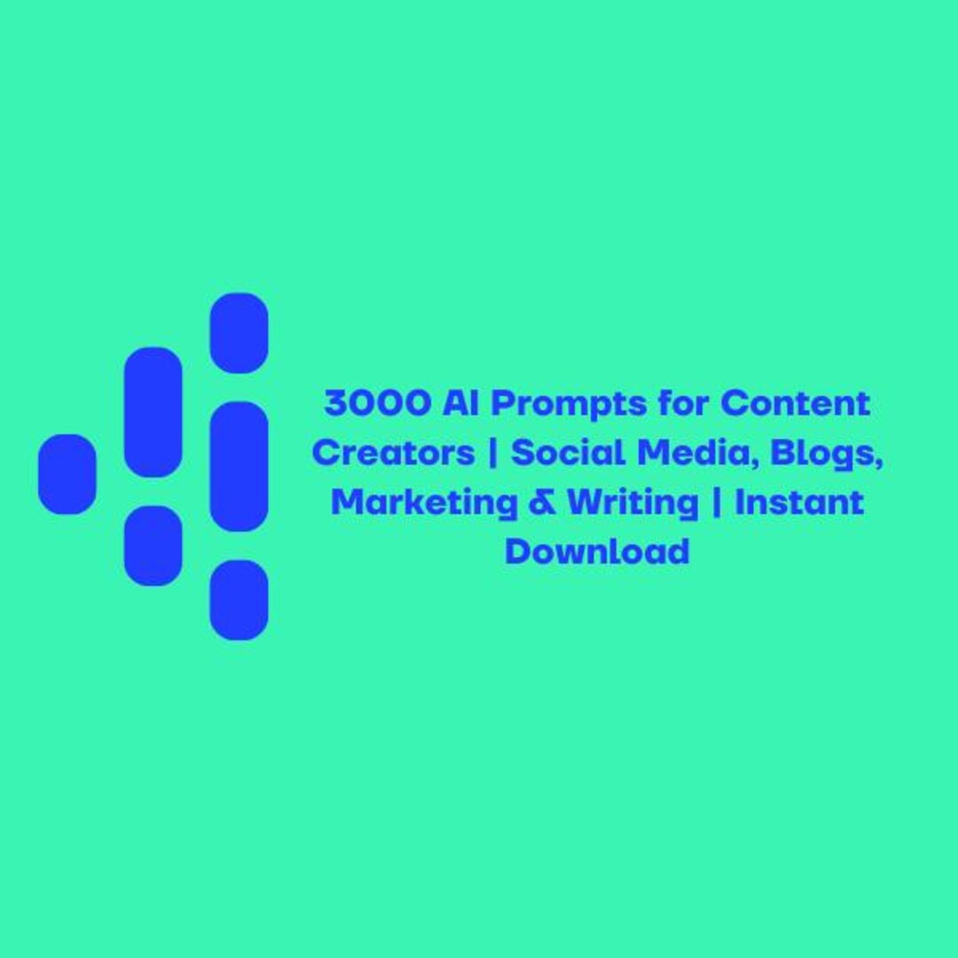 3000 AI Prompts for Content Creators | Social Media, Blogs, Marketing ...