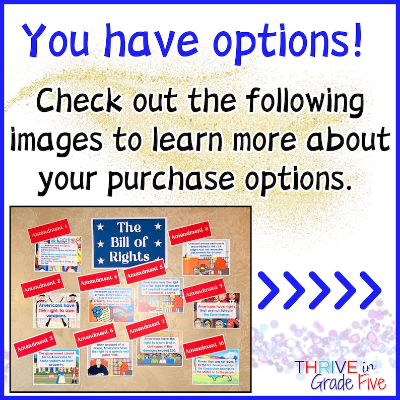 Bill of Rights Bulletin Board - Etsy
