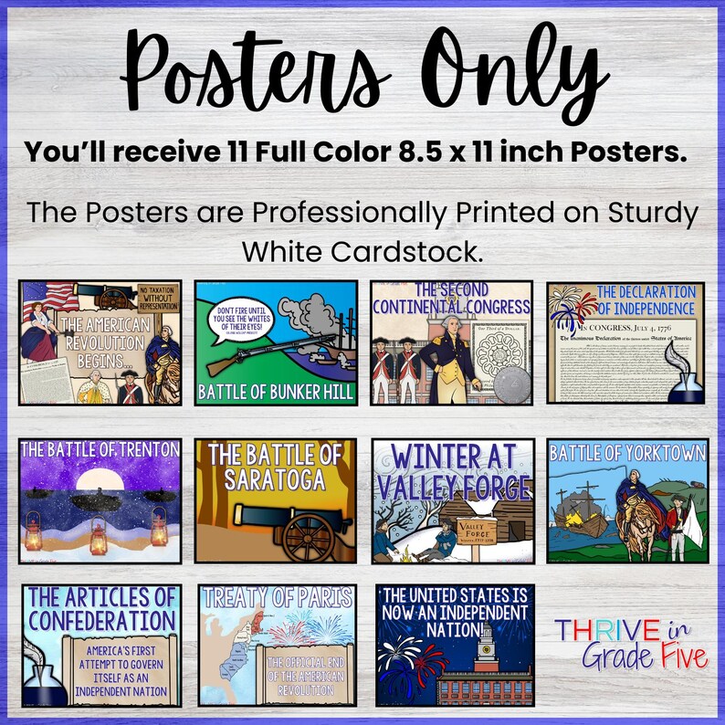 Classroom Timeline - American Revolution - Etsy