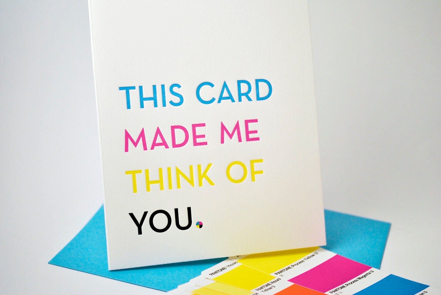 Neutraface Type Nerd CMYK Card - Etsy