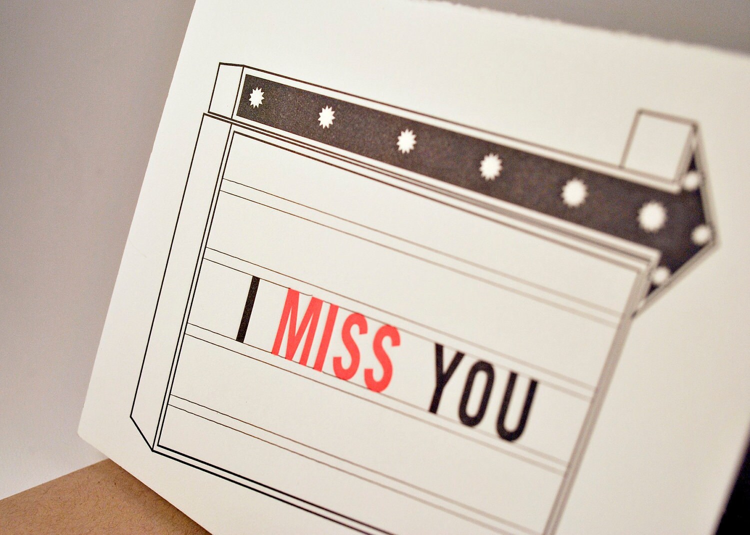 Road Sign Miss You Greeting Card - Etsy