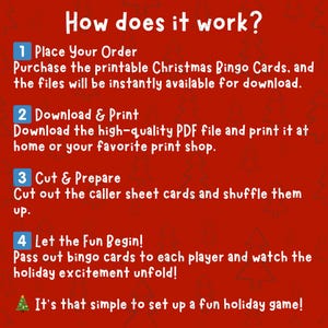 Printable Christmas Bingo Game (10 Different Cards) – Festive Family ...