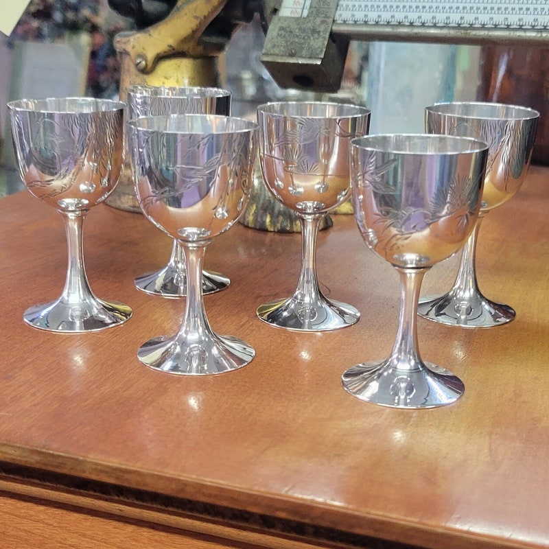 Silver Sake Cup - Etsy