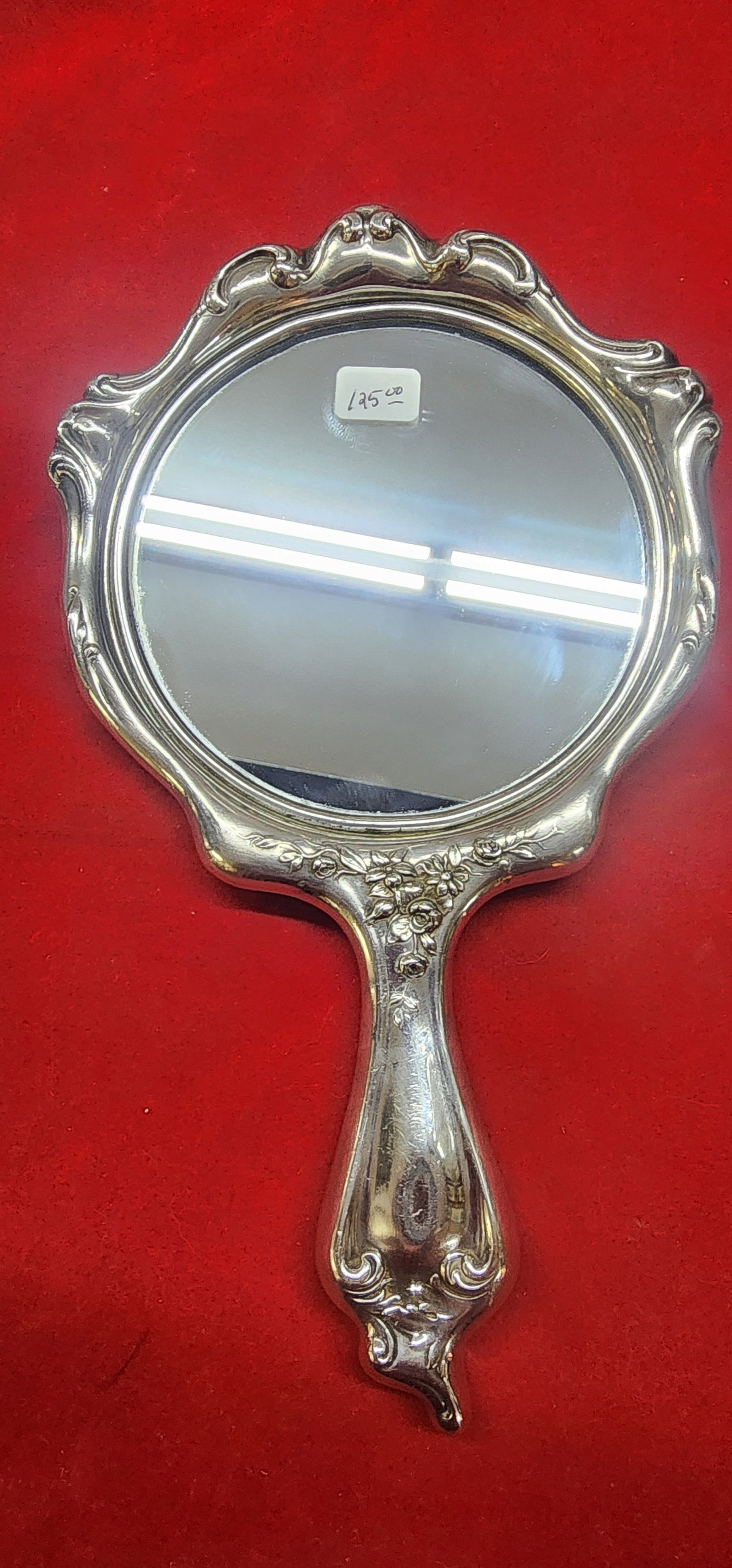 Silverplated Hand Mirror - Etsy