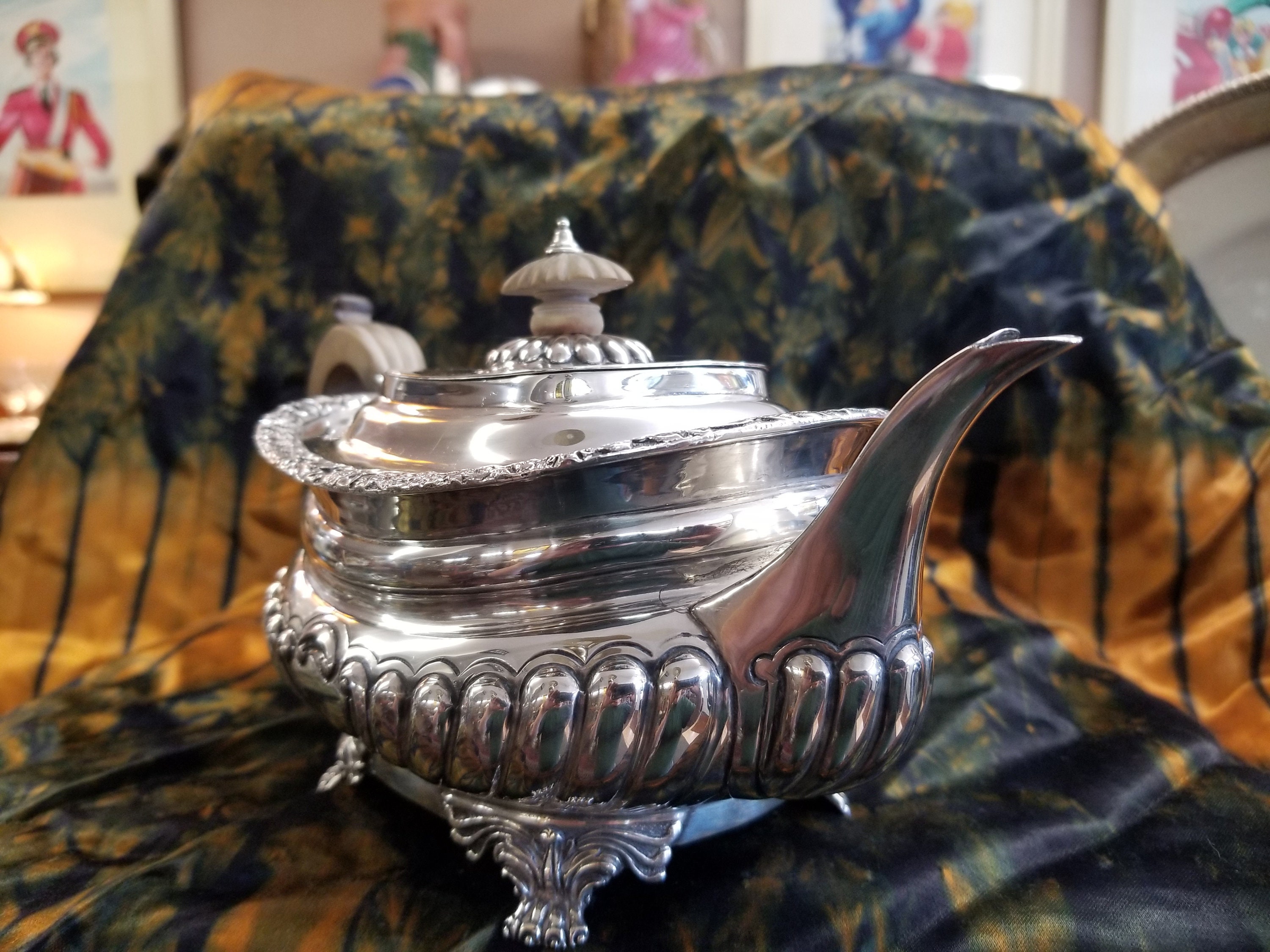 Streeter and Co. Ltd sterling silver tea pot. | Etsy