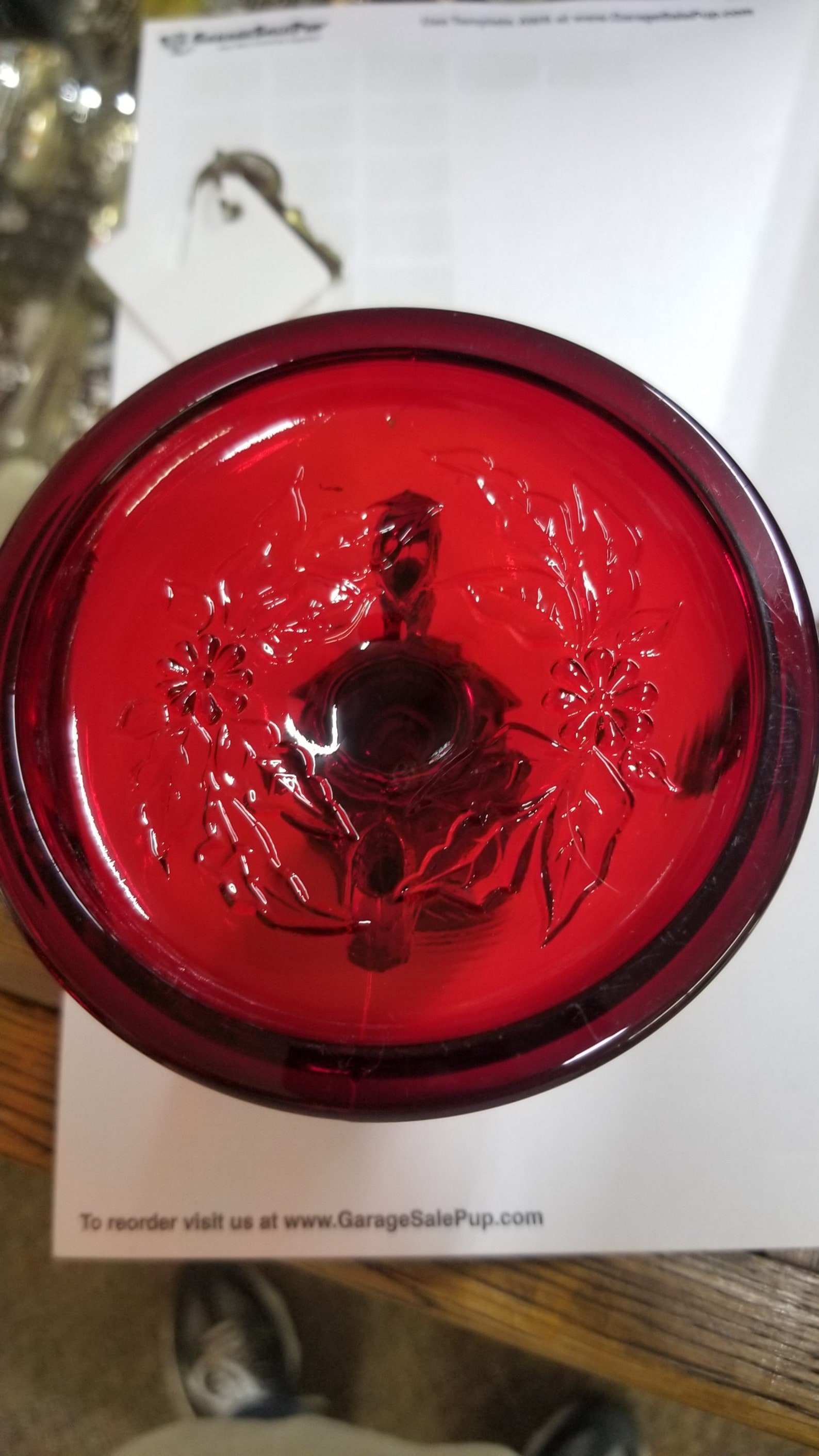 Fenton Dolphin Ruby Candlesticks - Etsy