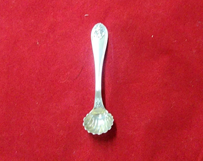 Albert Coles Coin Silver Salt Dip Spoon - Etsy