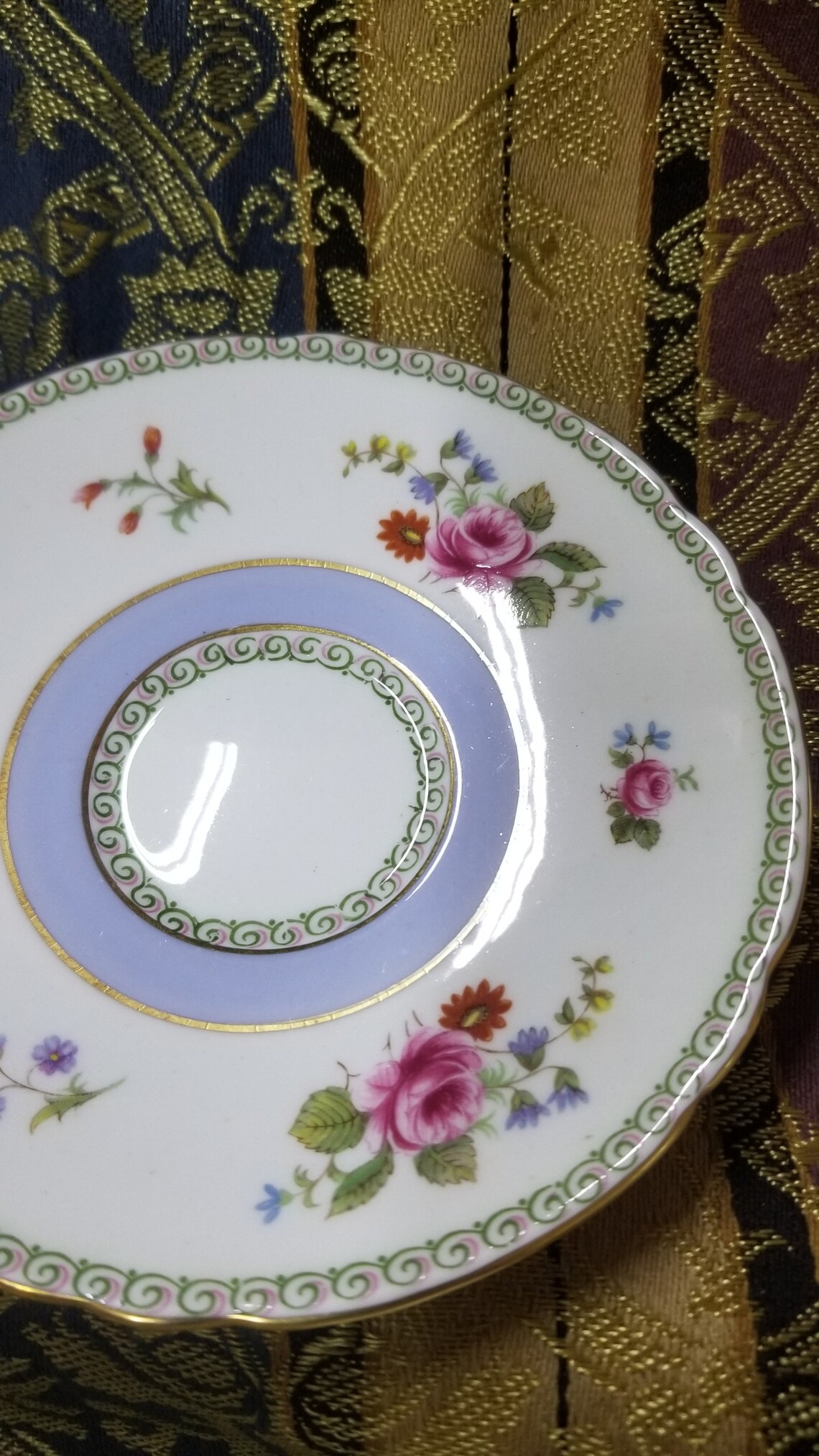 Shelly Rose and Red Daisey Cup and Saucer - Etsy