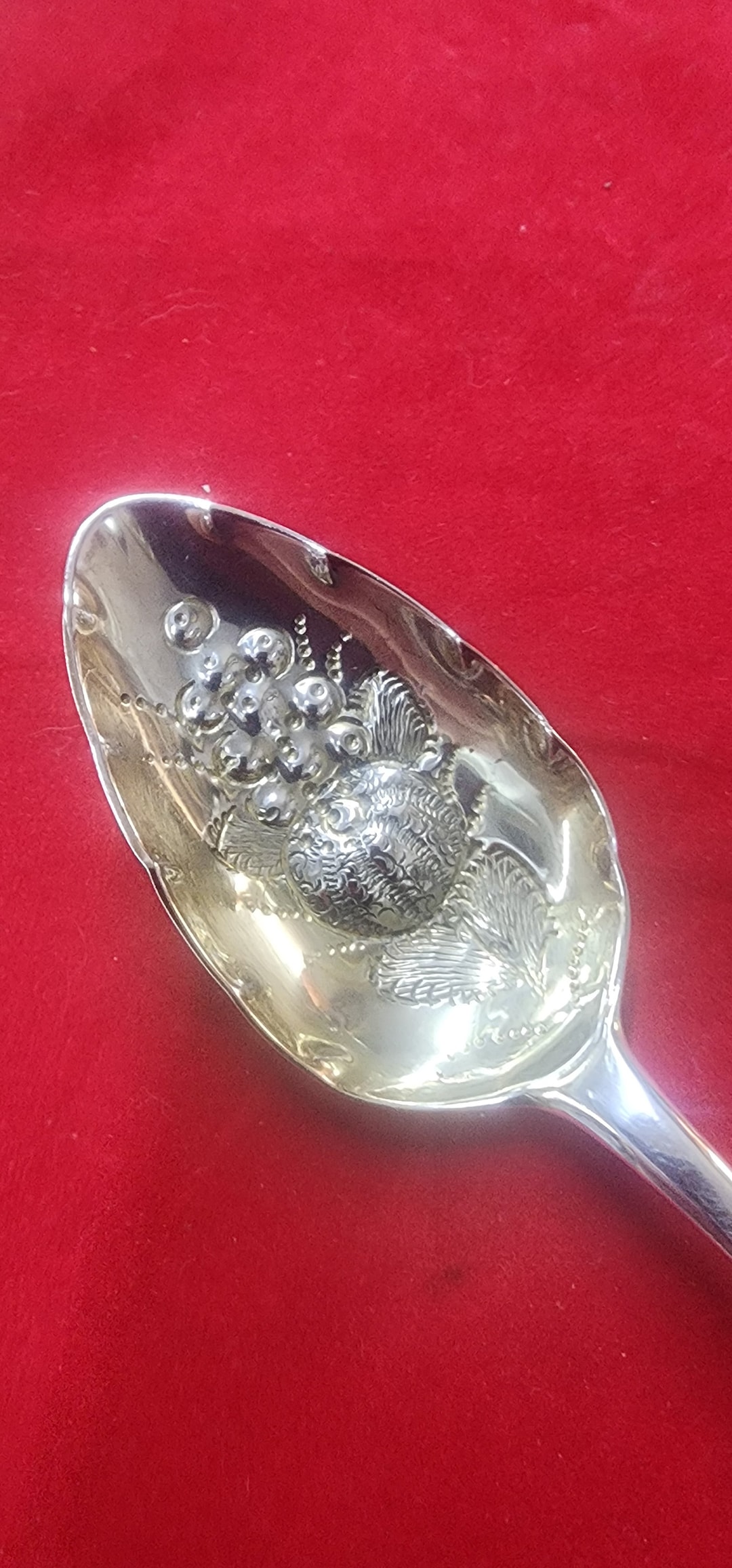 Edinburgh Silver Berry Spoon - Etsy