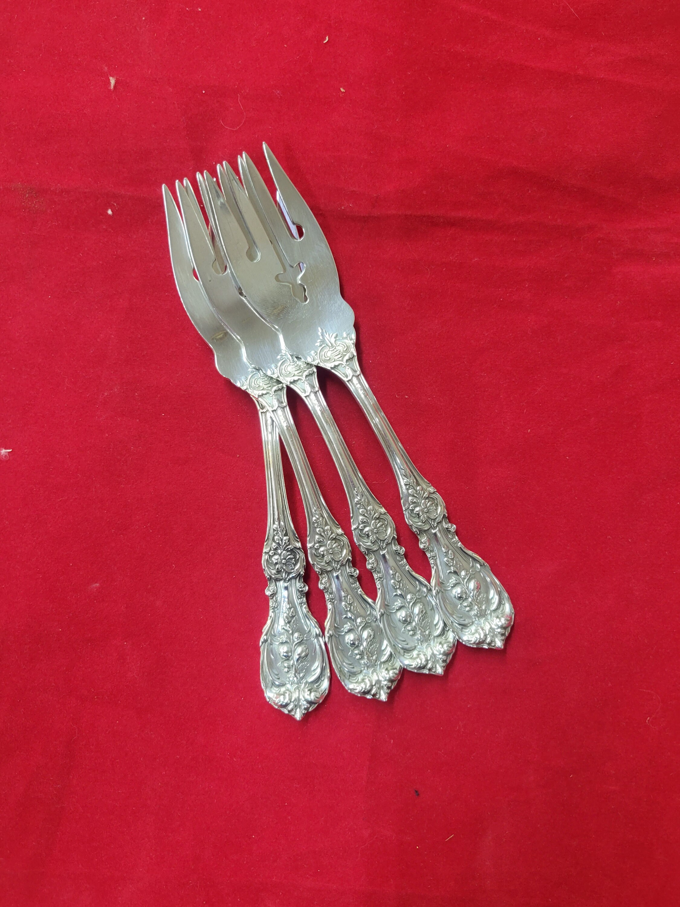Reed and Barton Francis 1st Sterling Pastry Forks - Etsy