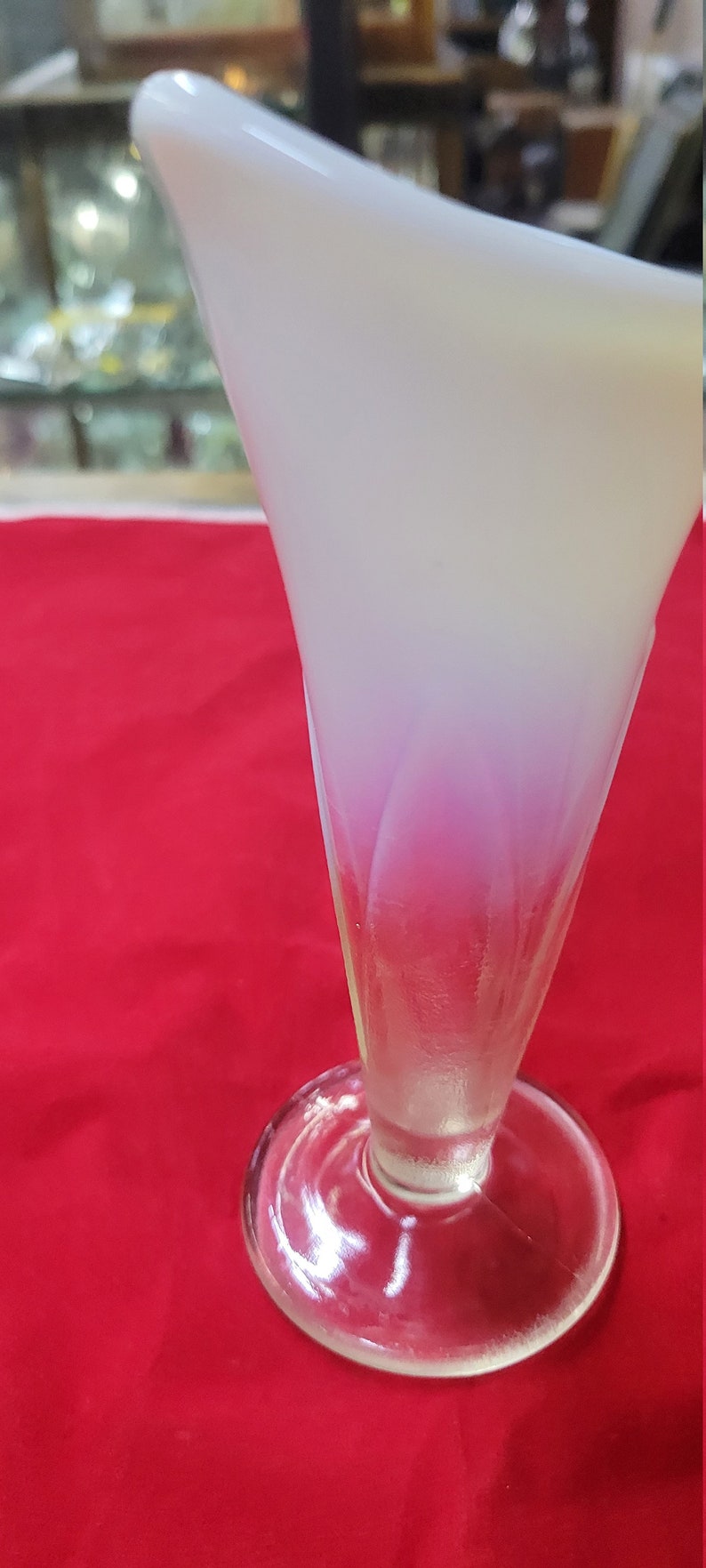 Calyx Vase by Model Flint Glass Company - Etsy