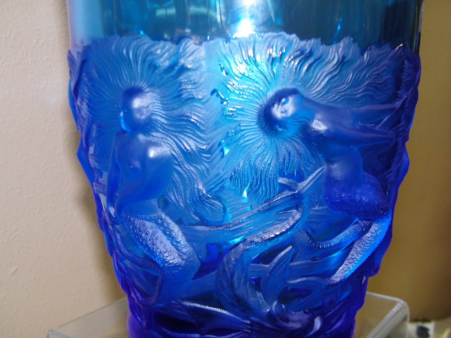 Verlys Decorative Glass Mermaid Vase - Etsy
