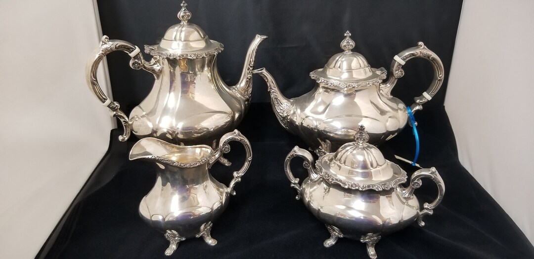 Georgian Rose Coffee and Tea Set - Etsy