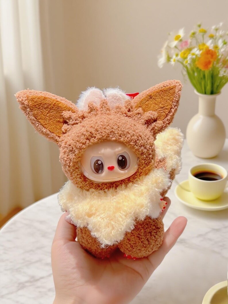 Eevee Family Outfits for Labubu Doll | Pokémon Cosplay Costume Set ...