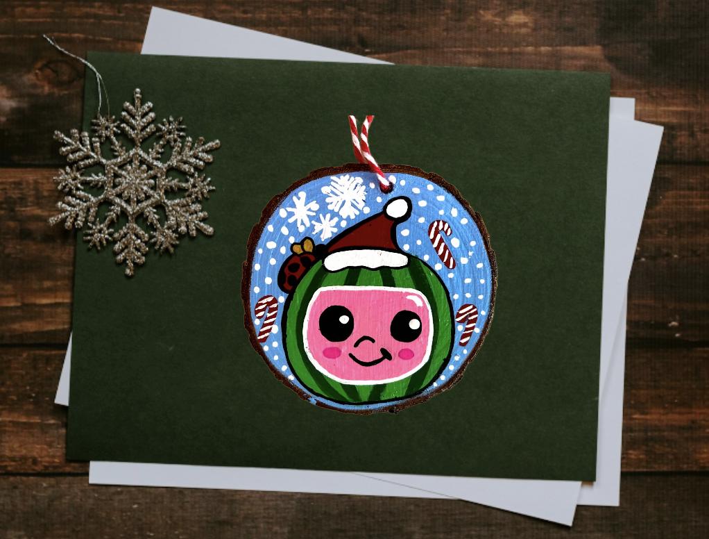 Character Ornaments- Bluey, Raccoon, Grinch, Unicorn, Olaf, Polar Bear ...