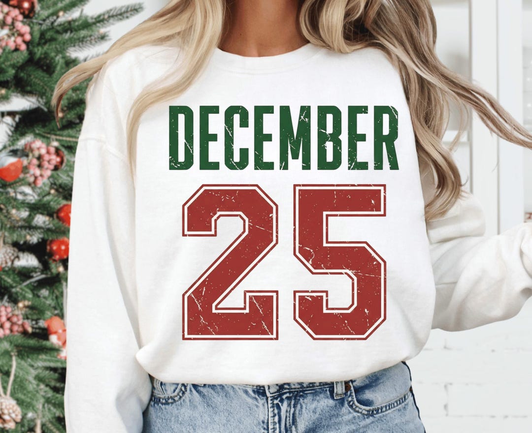 December 25 PNG, Christmas Date Retro Numbers Design, Vintage ...