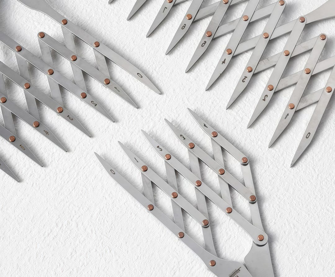 Adjustable Leather Spacing Ruler for DIY Crafting Leathercraft Divider ...