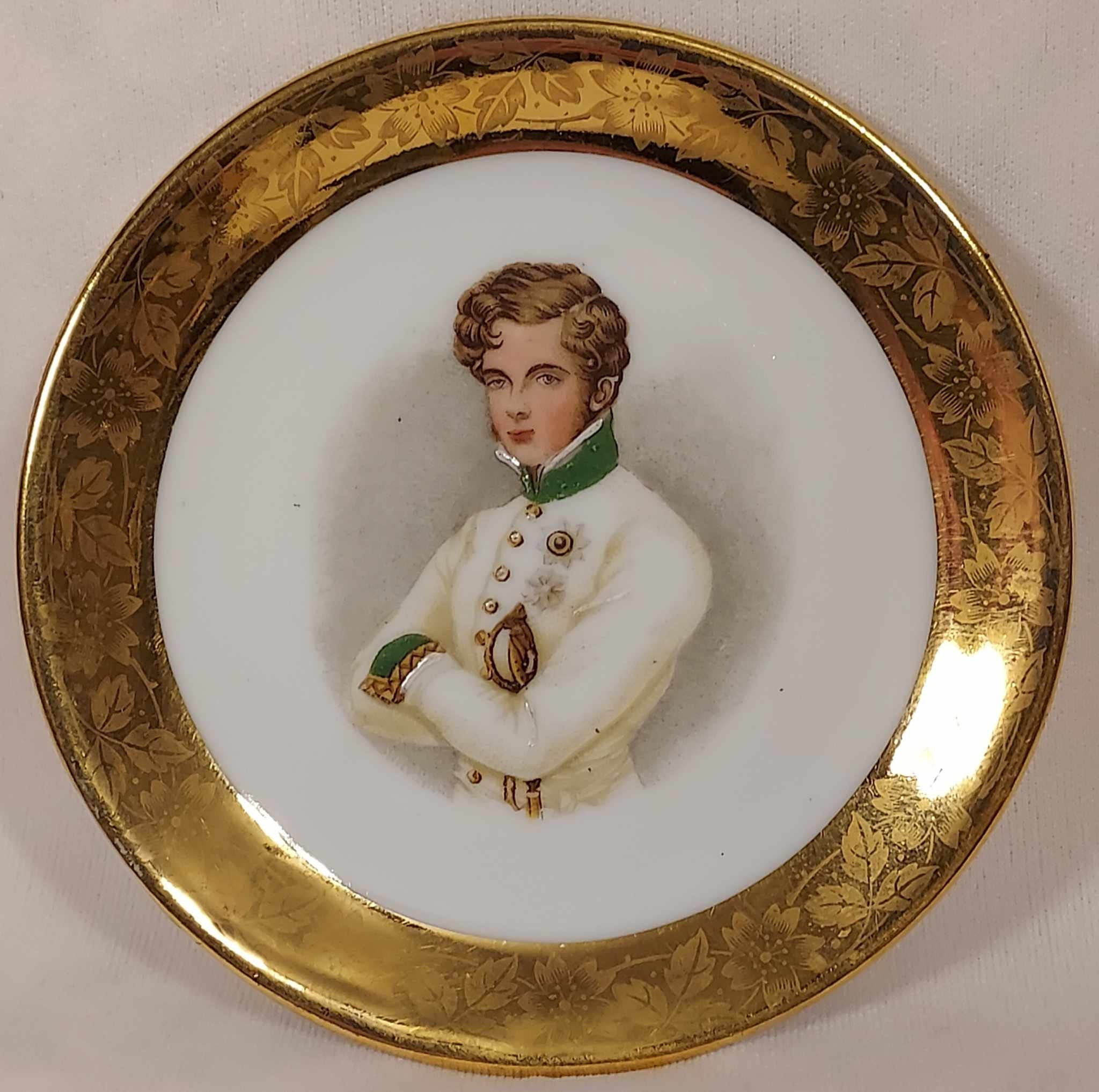 Napoleon II Miniature Portrait Plate duke of Reichstadt Made in France ...