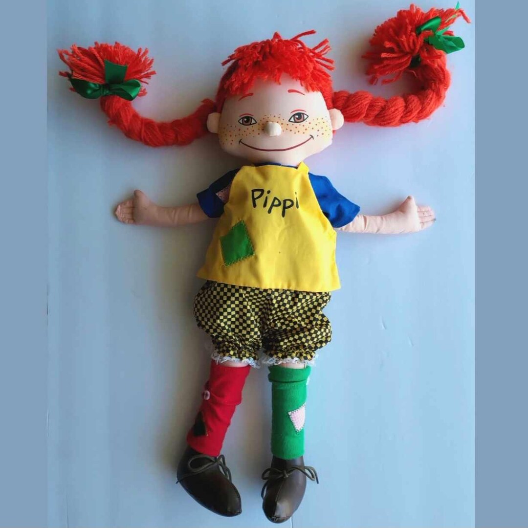 Rare Vintage 1988 PIPPI LONGSTOCKING Plush Character Doll Astrid ...