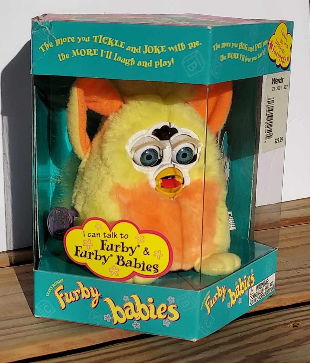 1999 Yellow & Orange Furby BABY New in Box! - Etsy