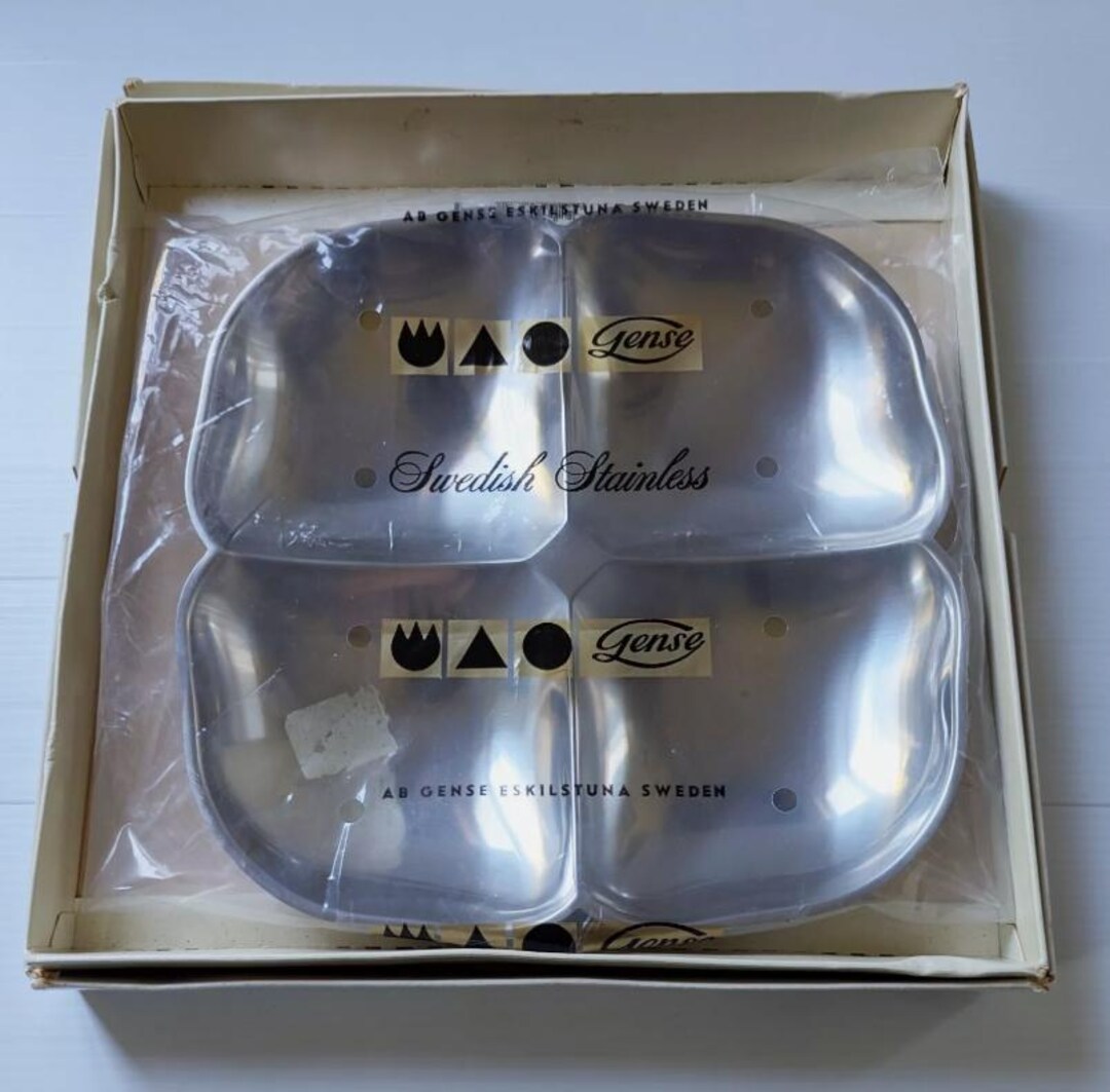 1970s Gense Stainless Steel Divided Serving Dish. Original Box - Etsy