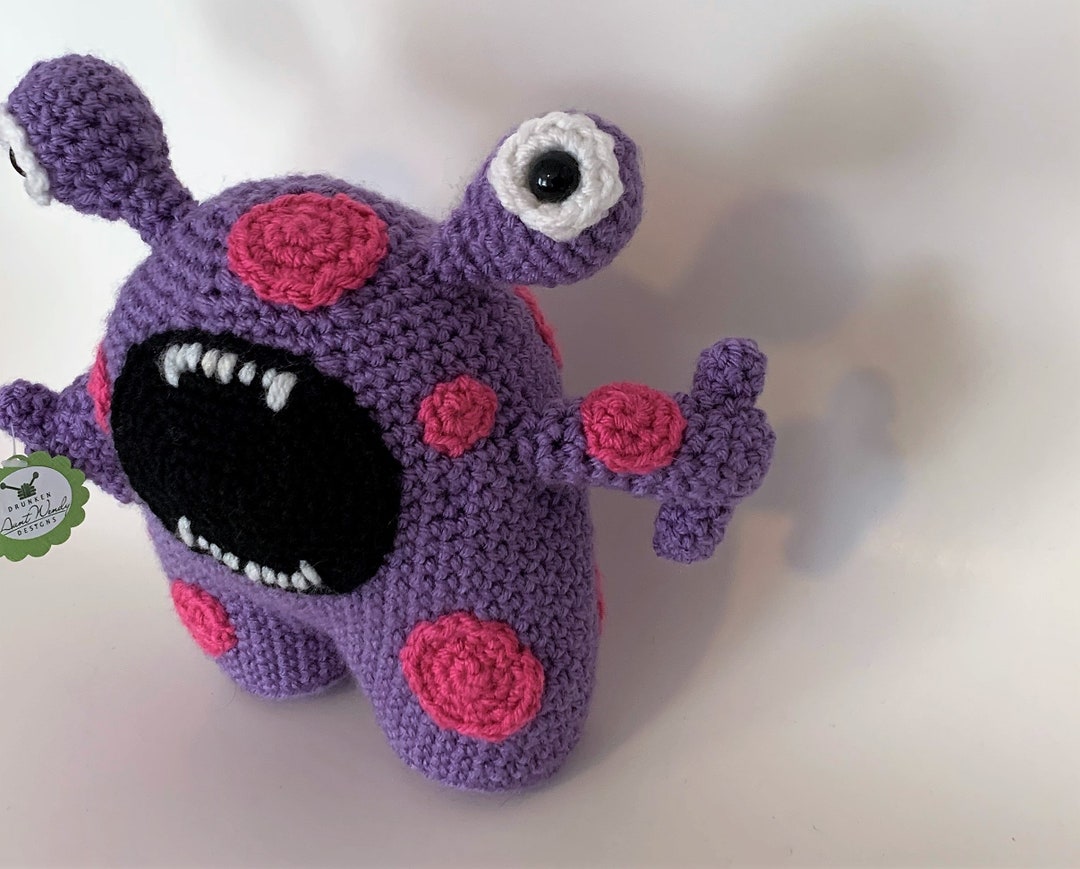Clyde the Monster - Crochet Plush - Etsy
