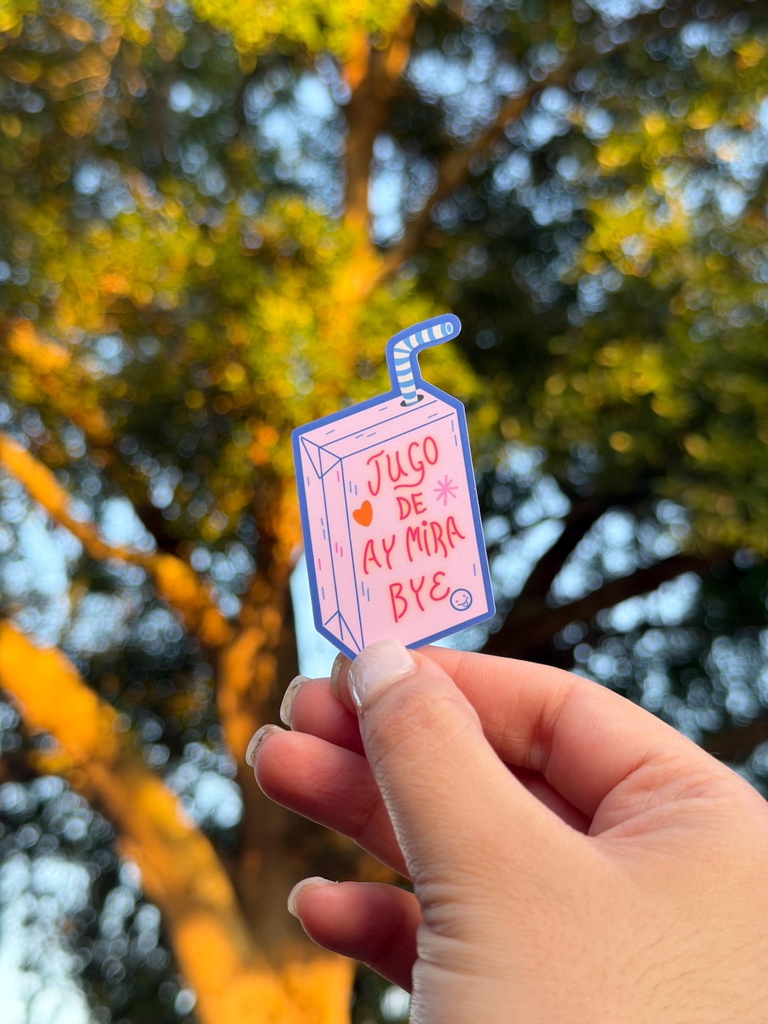 Oh Look Bye Juice. Sticker for Laptop, Cups, Decor. Stickers With Latin ...