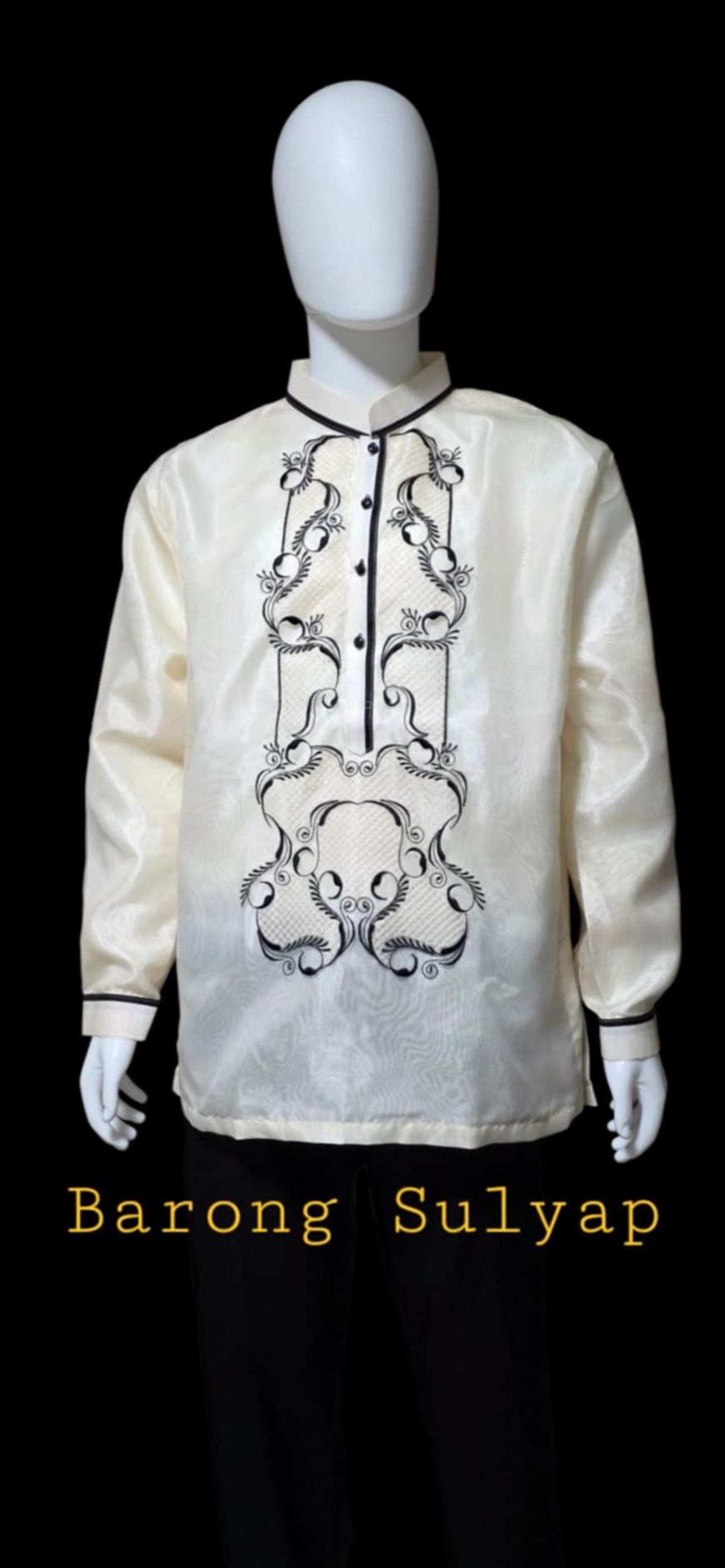 Embroidered Barong Tagalog: Traditional Filipino Formal Wear - Etsy