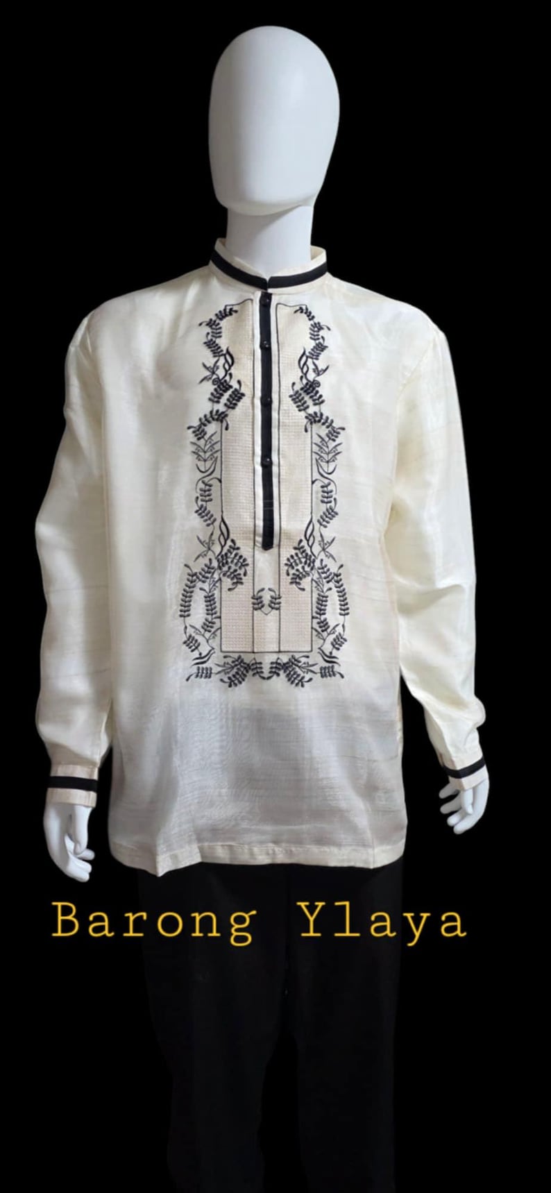 Embroidered Barong Tagalog: Traditional Filipino Formal Wear - Etsy