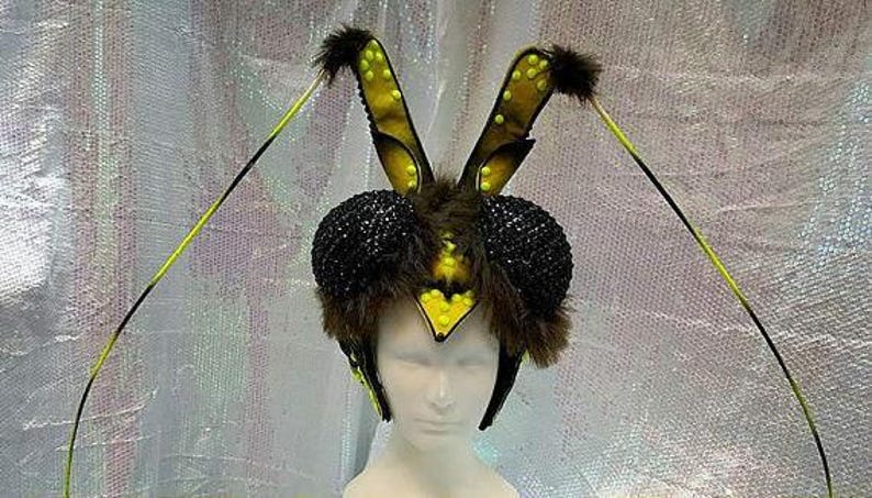 Da Neena Ant Man Bug Insect Bee Headdress Wings Costume Set - Etsy