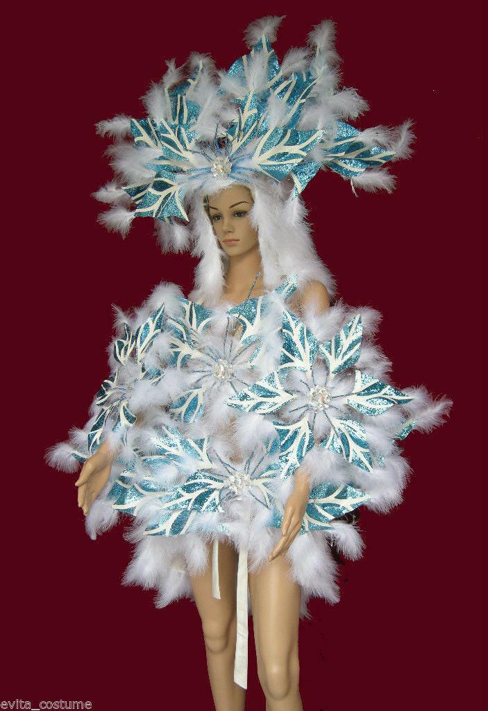 Da Neena C005 Feather Showgirl Cabaret Drag Cotton Candy Costume Set Xs ...