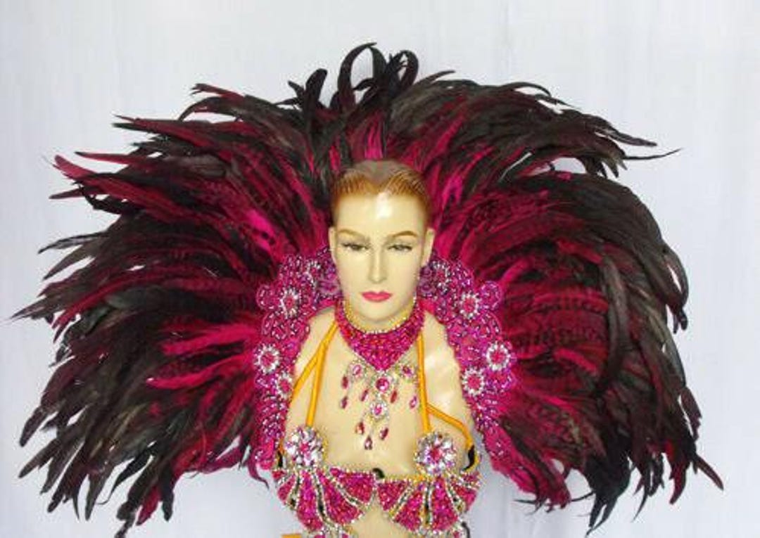 Da Neena Mulb Luxurious Princess Drag Vegas Feather Pageant Showgirl ...