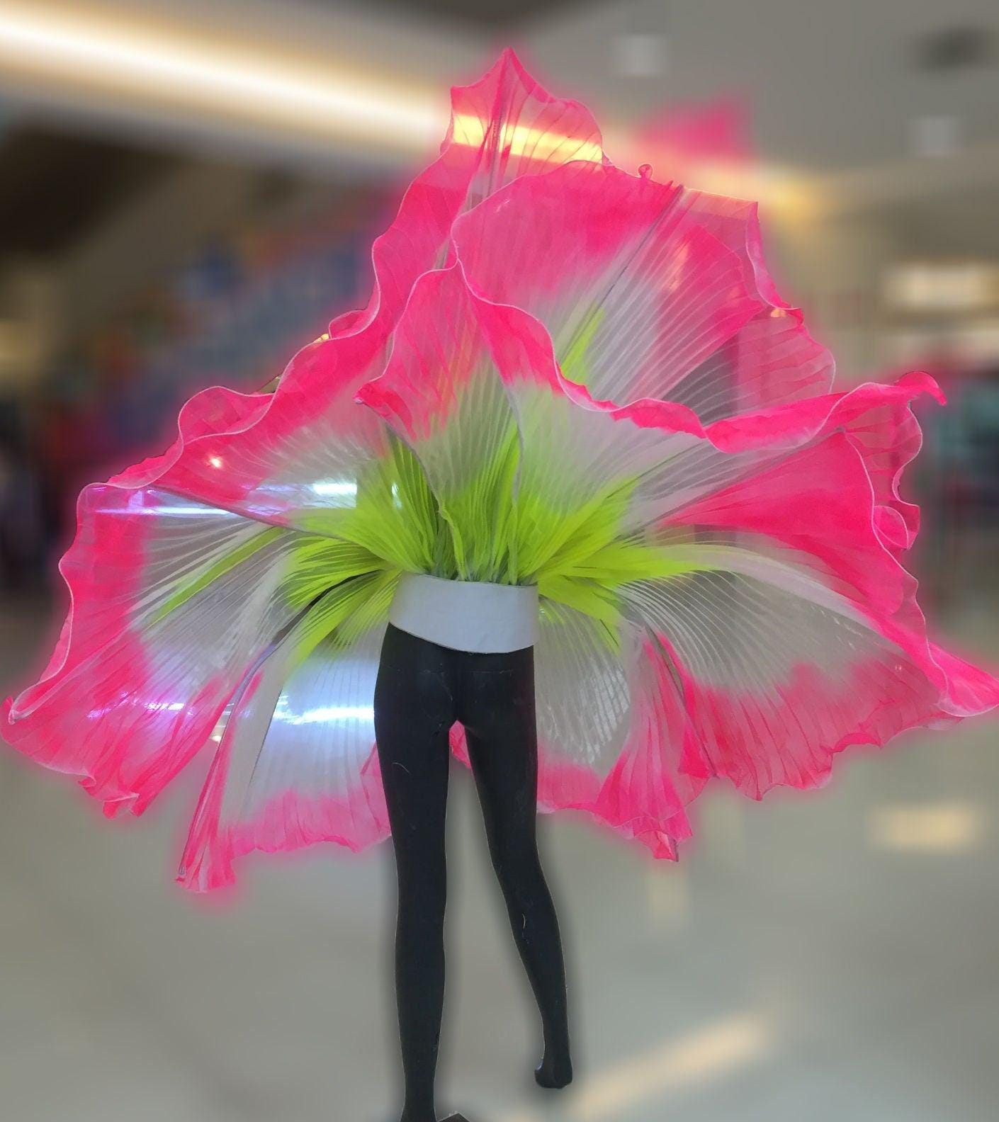 Da Neena B032n Cabaret Vegas Showgirl Rose Gigantic Flower Petal Belt ...