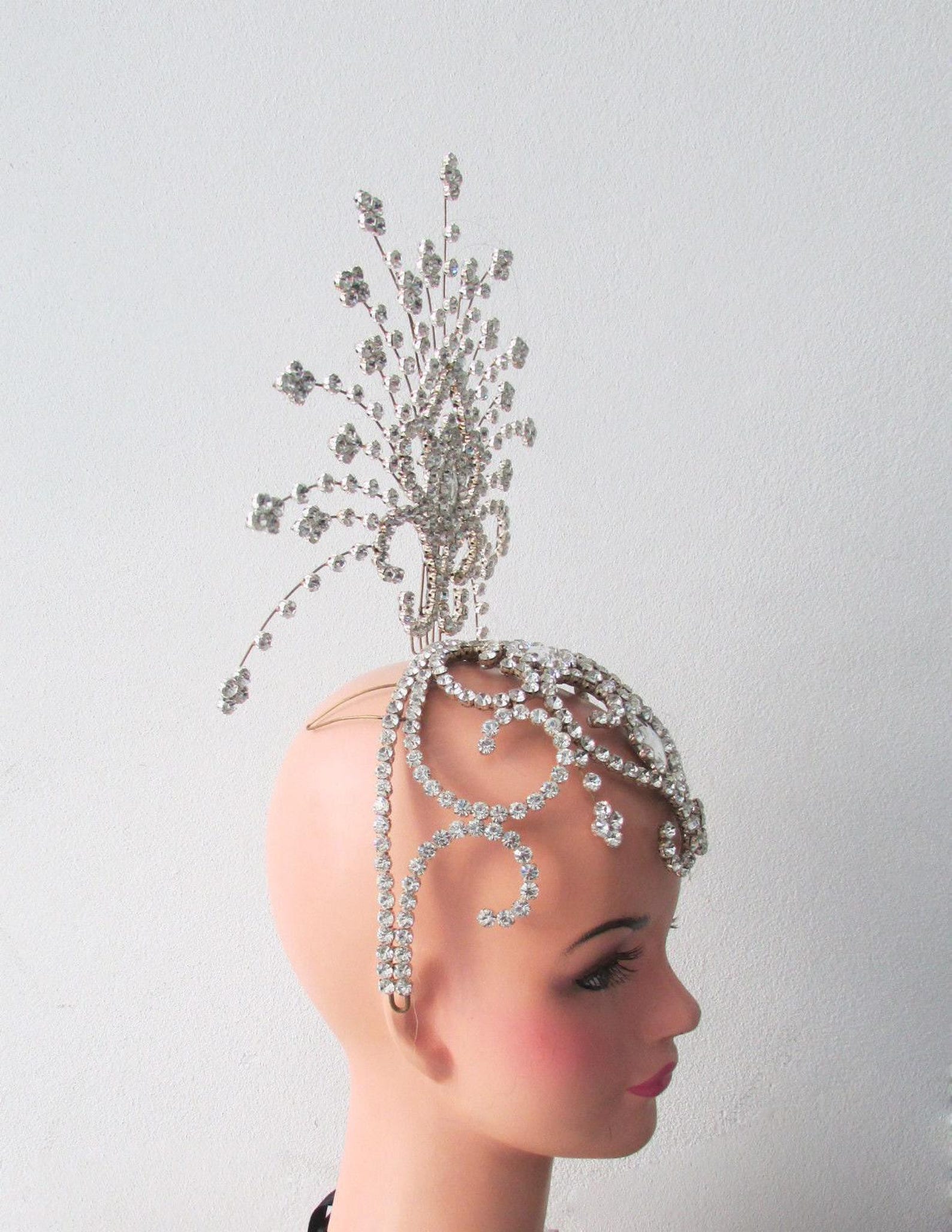 Da Neena H129 Burlesque Ballet Crystal the Ocean Star Princess Tiara ...