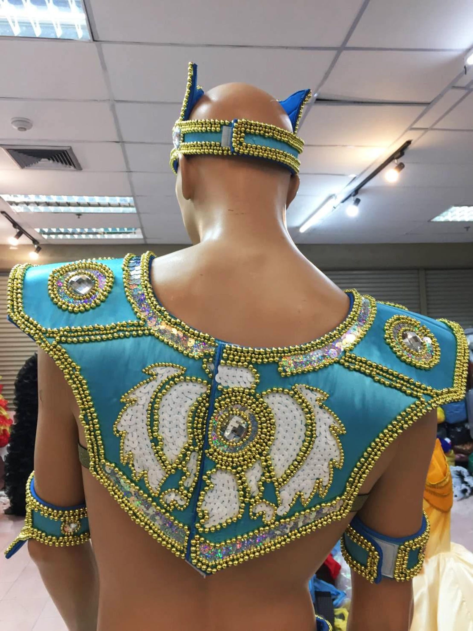 Da Neena C0733m Parade Rio Dancer Headdress Men Man Samba Costume Set ...