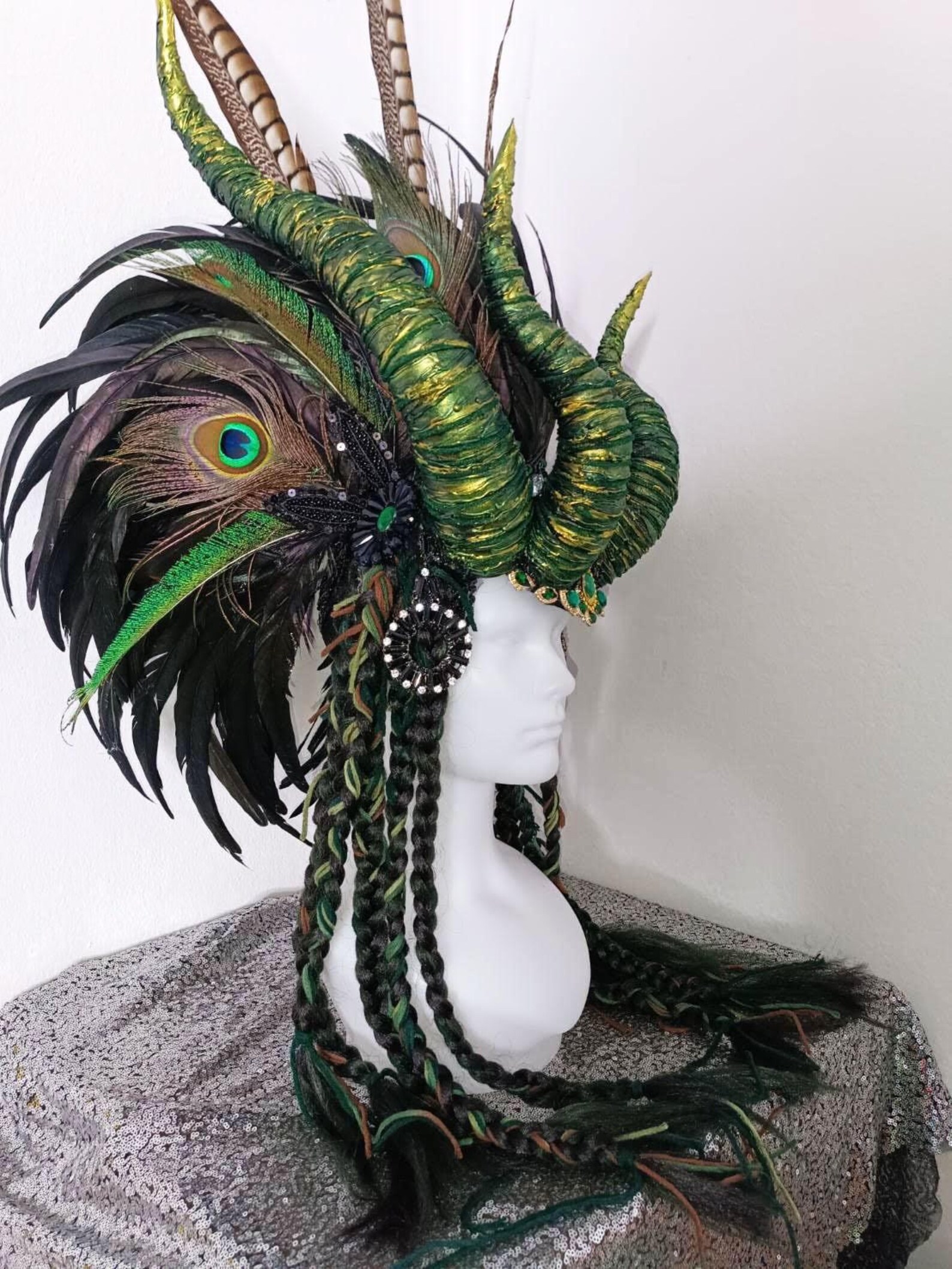 Da Neena H1114 Dragon King of the Forest Vegas Cabaret Showgirl Pageant ...