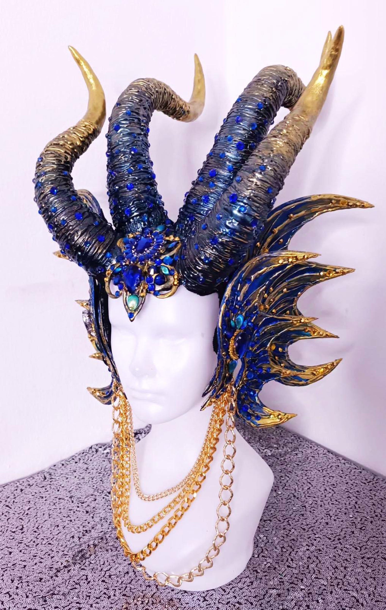 Daneena H1139 Aqa Queen King Dragon Mermaid Crystal Cabaret Showgirl ...