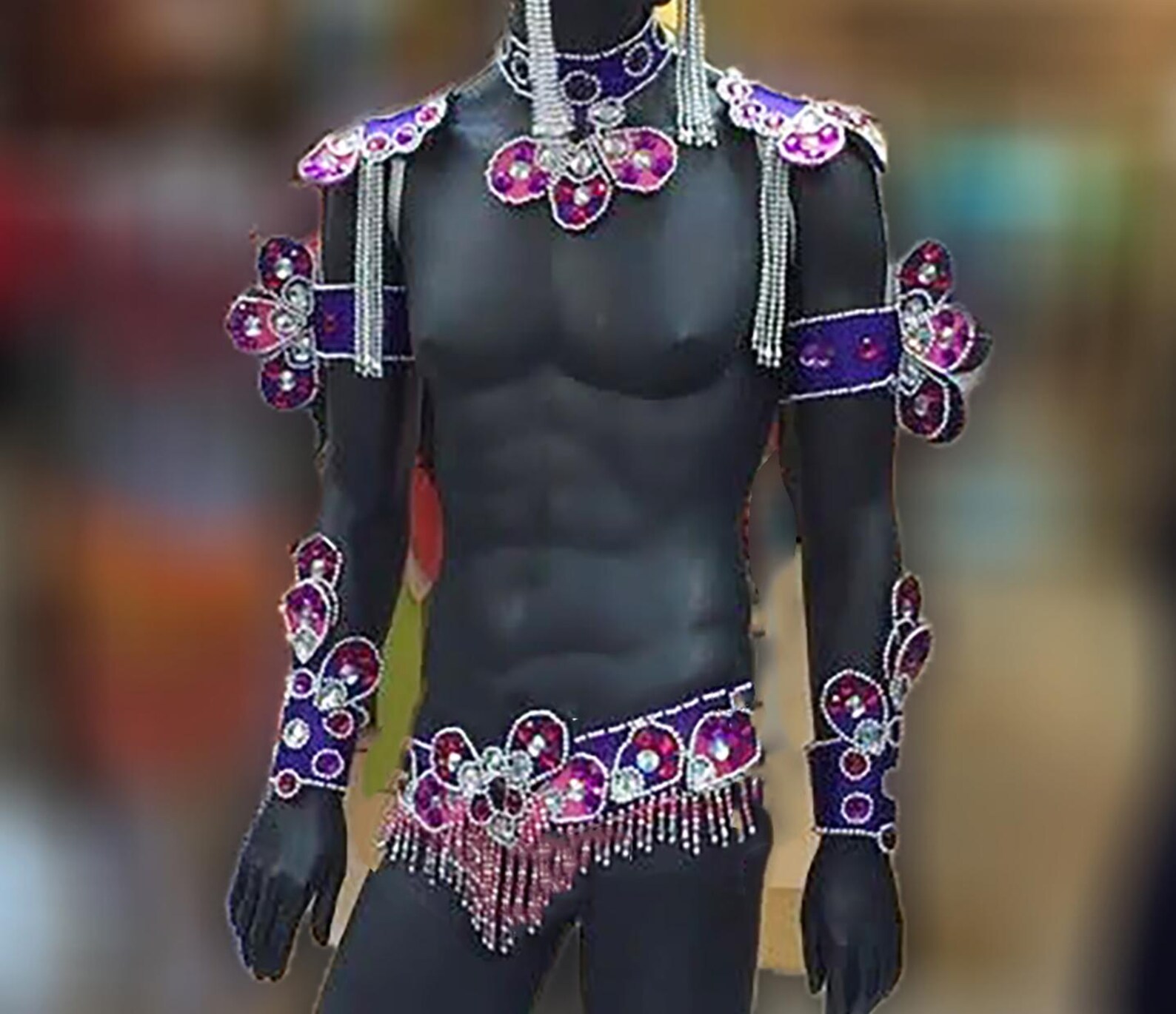 Da Neena C0733p Mohawk Indian Warrior Parade Rio Dancer Headdress Men ...