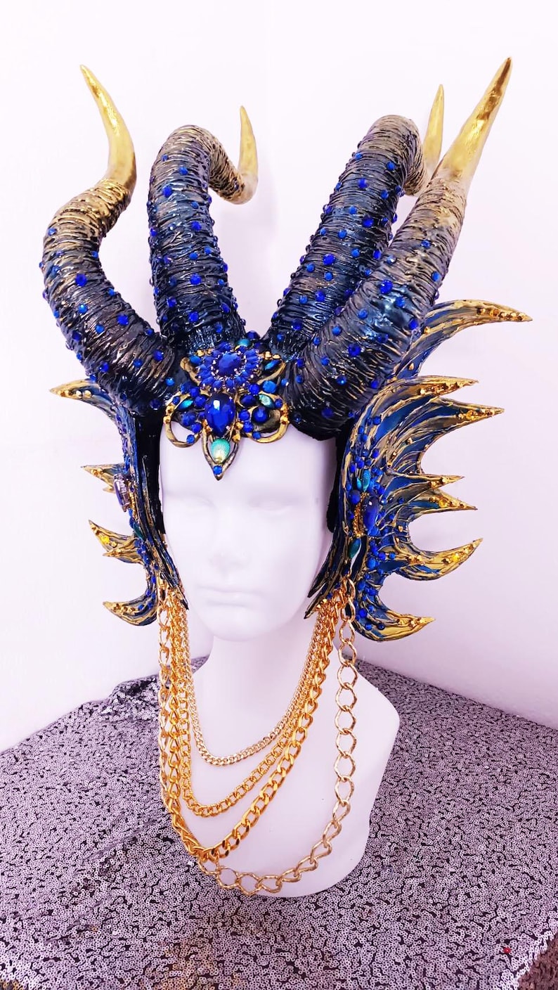 Daneena H1139 Aqa Queen King Dragon Mermaid Crystal Cabaret Showgirl ...