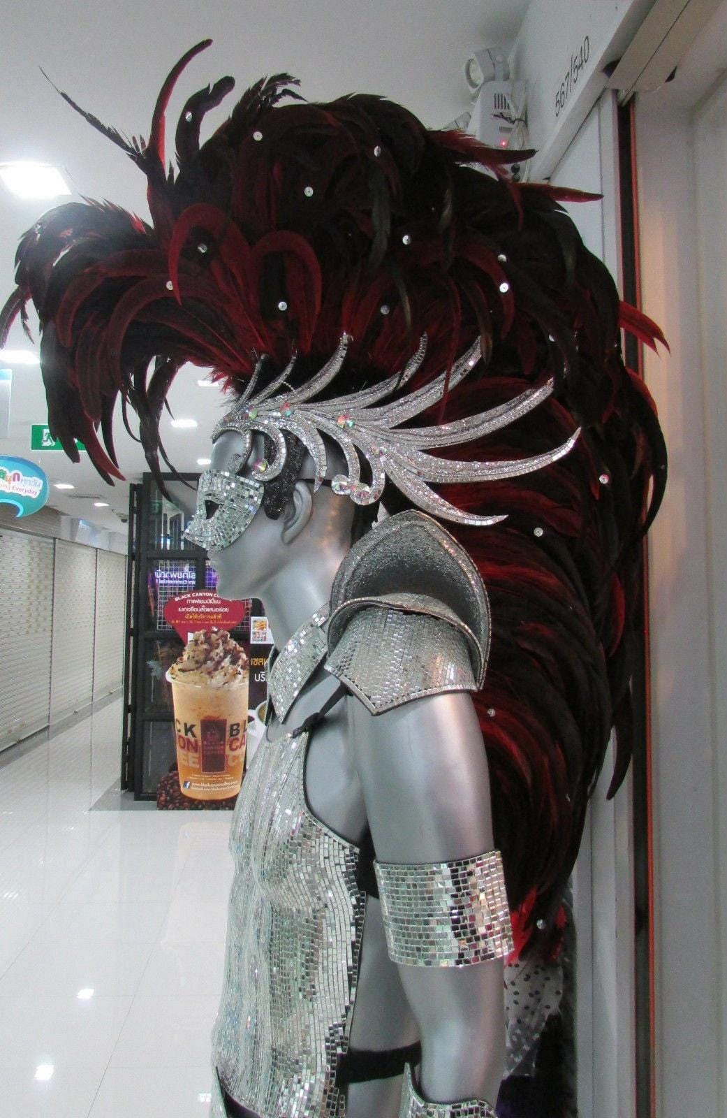 Da Neena C061 Giant Iron Hero Men Male Warrior Alien Indian Headdress ...