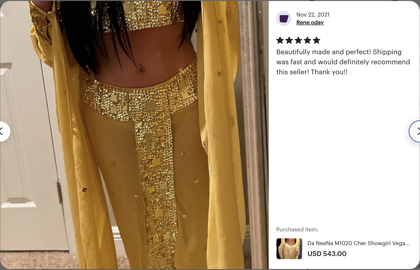 Da Neena M1020 Cher Showgirl Vegas Stage Dance Pageant Costume Xs-xl - Etsy