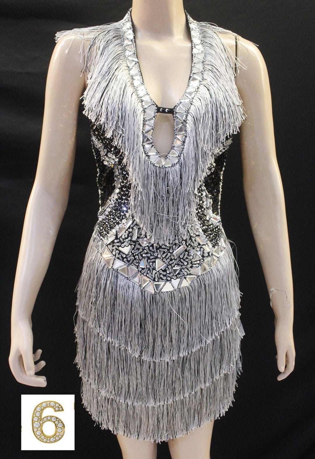 Da Neena M1025 Grand Salsa Latin Samba Drag Queen Pageant Dance Dress ...