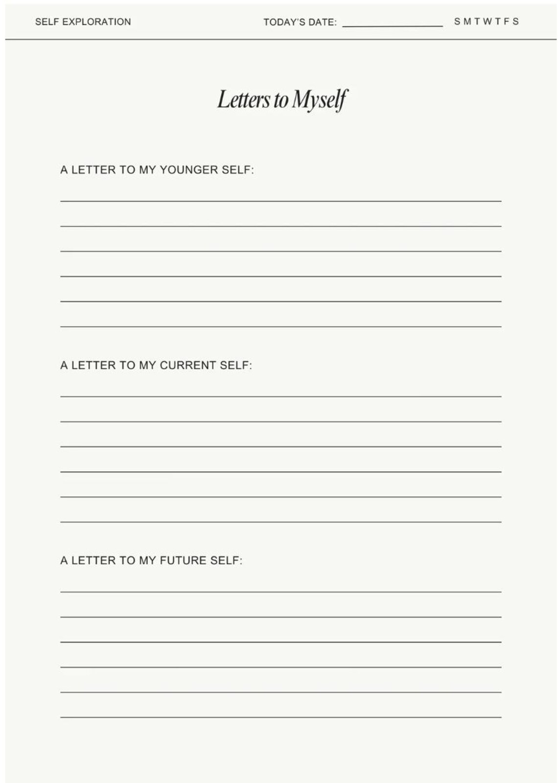 Self Work Journal Prompt Bundle (printable) - Etsy