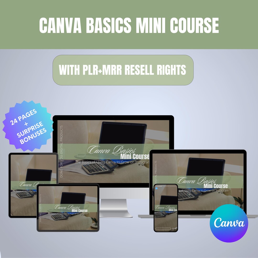 Canva Basics Mini Course – Learn the Essentials of Designing Content on Instagram - Etsy