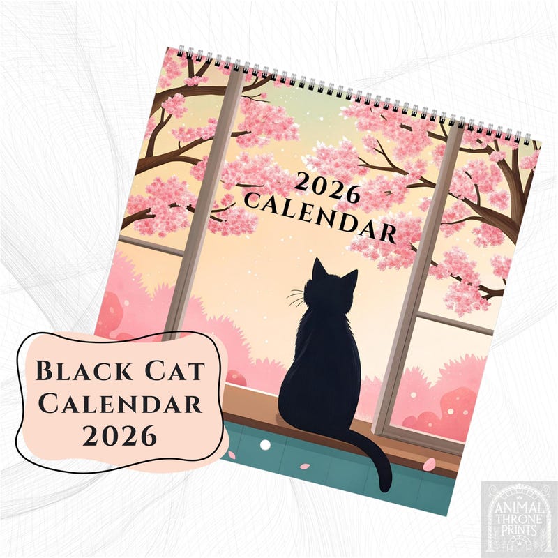 2026 Cat Calendar - Etsy