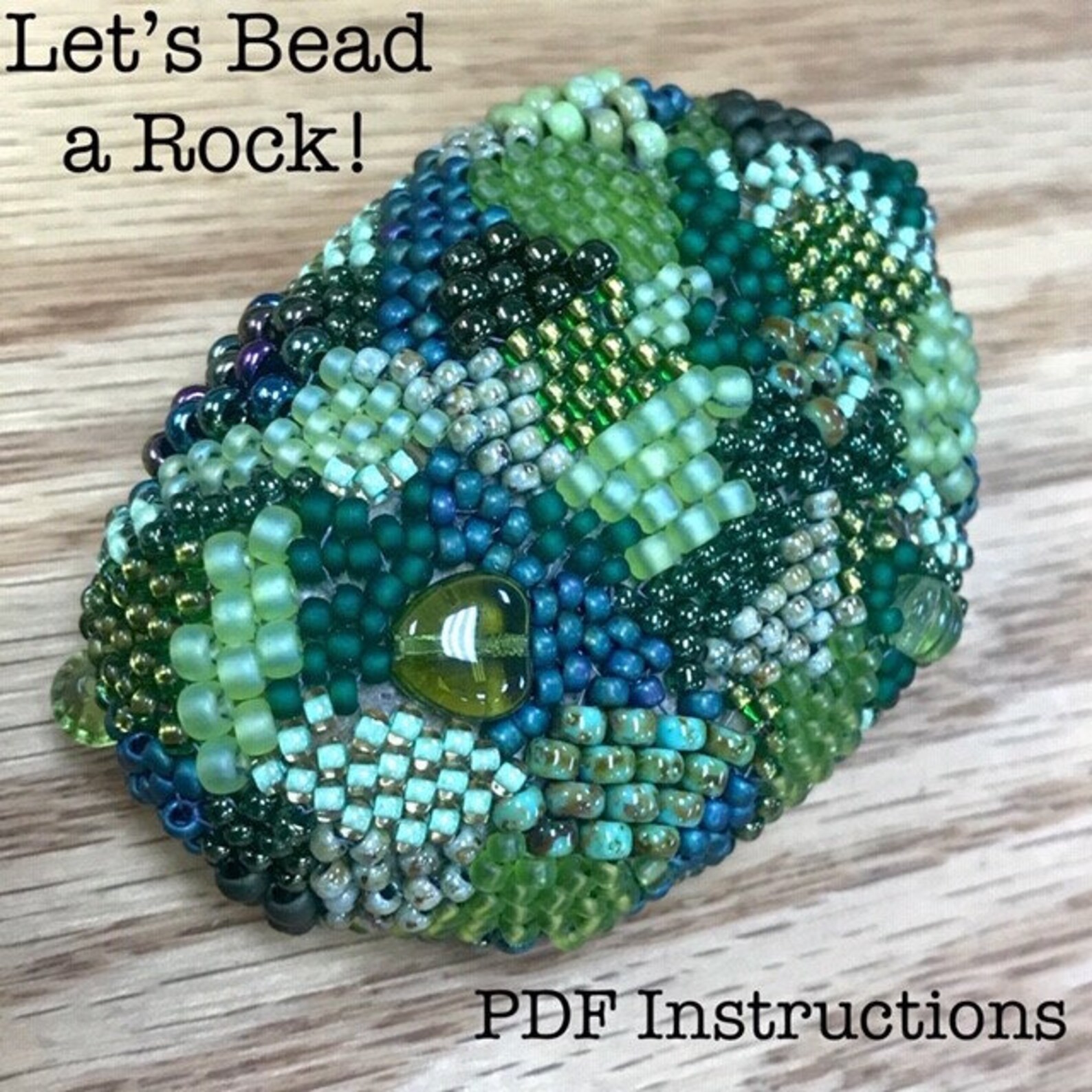 Tutorial Let's Bead a Rock - Etsy